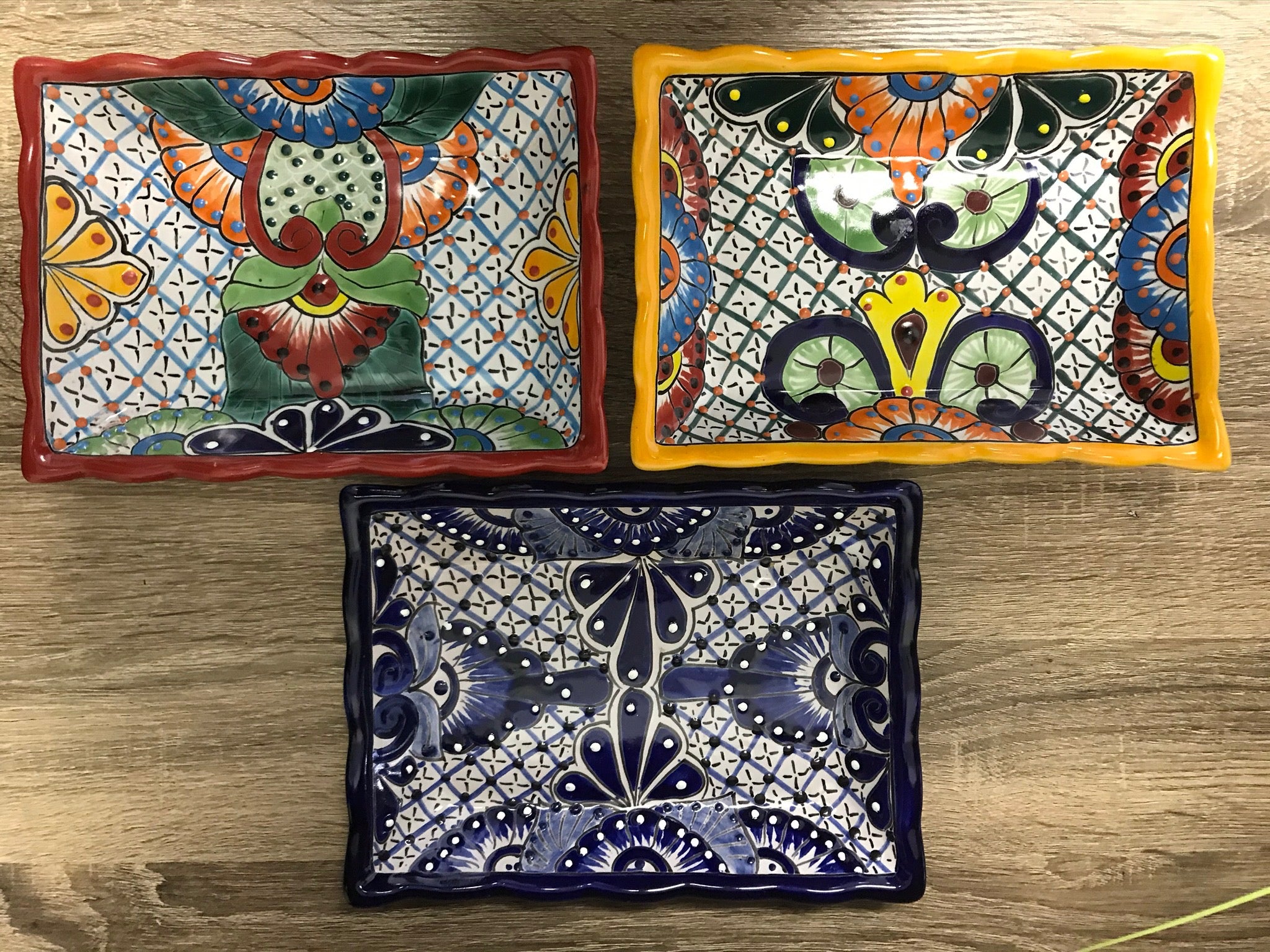 Talavera Poblana Rectangular Platter (Yellow) – OptimistMade